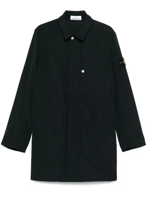 Stone Island Compass-badge Coat - Black