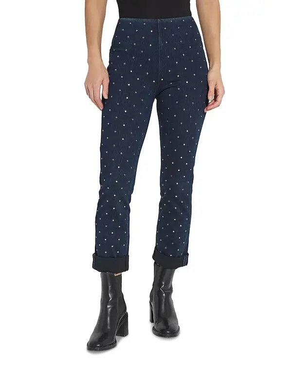 Lyssé Studded Boyfriend Jeans