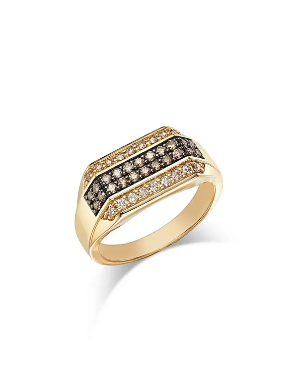 Bloomingdale'S Champagne And Brown Diamond Ring