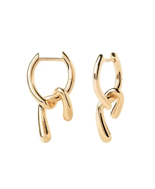 PDPAOLA Mini Twist Hoop Earrings