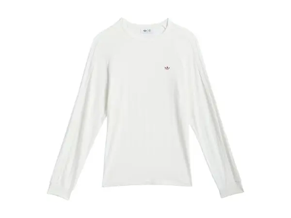 Adidas X Clot Edison Chen Long Sleeve Ribbed Tee Core White