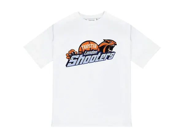 Trapstar Shooters Target Tee Shirt - White/orange