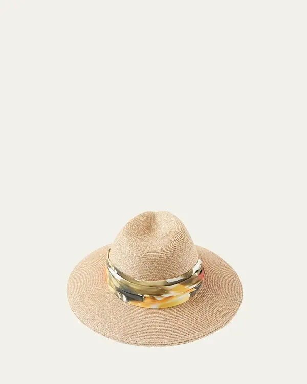Eugenia Kim Tricolor Fedora - Sand/gold