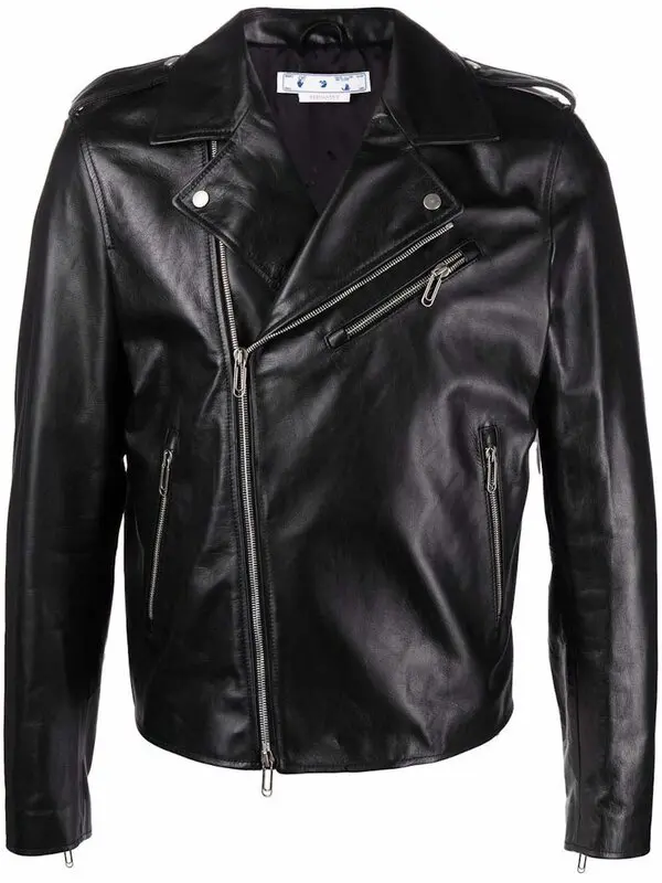 Off-White Diag Tab Biker Jacket