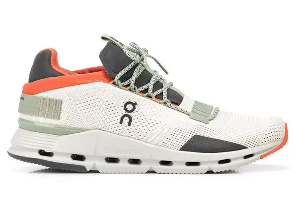 On Running Cloudnova Sneakers - Silver/orange