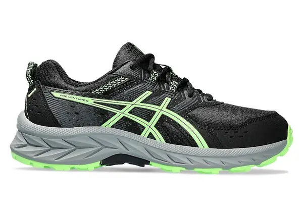 Asics Gel-venture 9 Sneakers - Black/illuminate Green