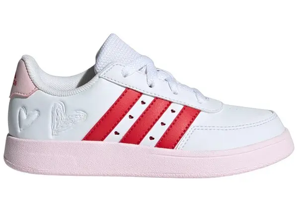 Adidas Breaknet 2.0 Sneakers - Cloud White/better Scarelet Red/clear Pink