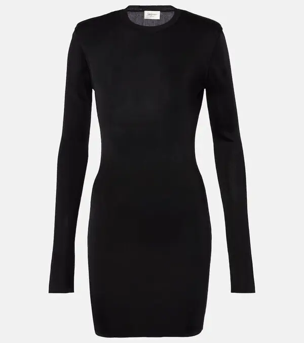 Saint Laurent Knitted Minidress