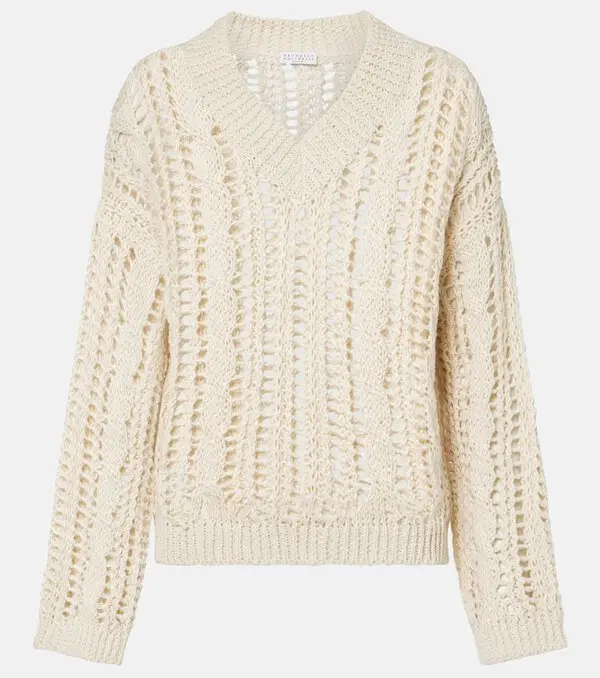 Brunello Cucinelli Open-knit Sweater