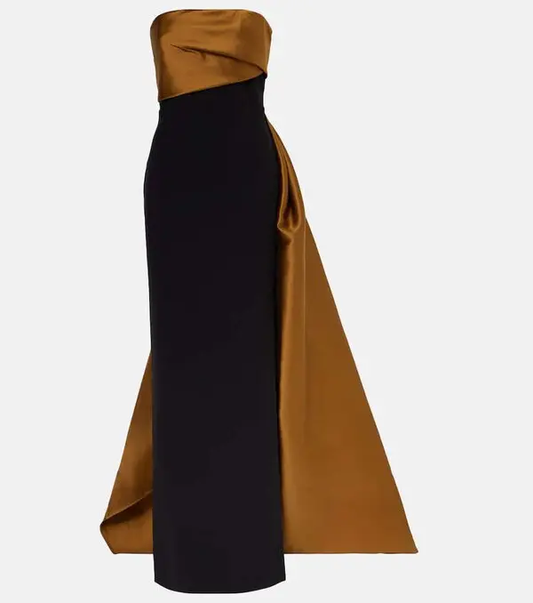 Solace London Kinsley Draped Gown - Gold
