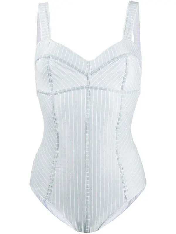 Oseree Maillot Lines One Piece Swimsuit