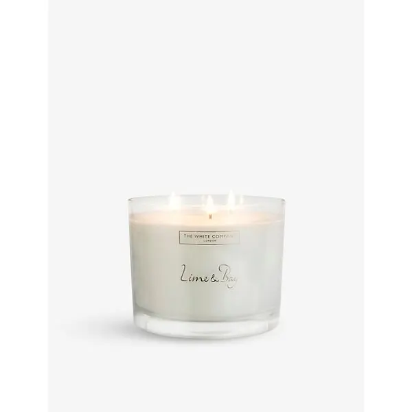 THE WHITE COMPANY Lime And Bay Large Scented Candle 770g