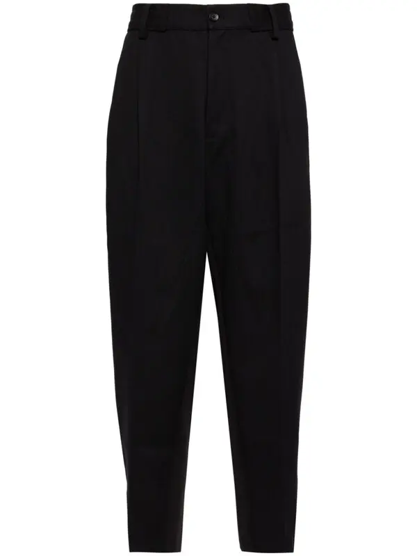 CROQUIS Tapered Twill Trousers
