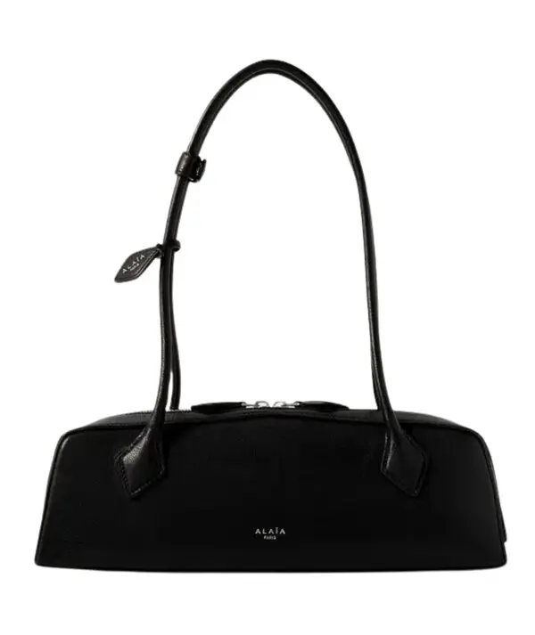Alaïa Le Teckel Textured-leather Shoulder Bag - Black