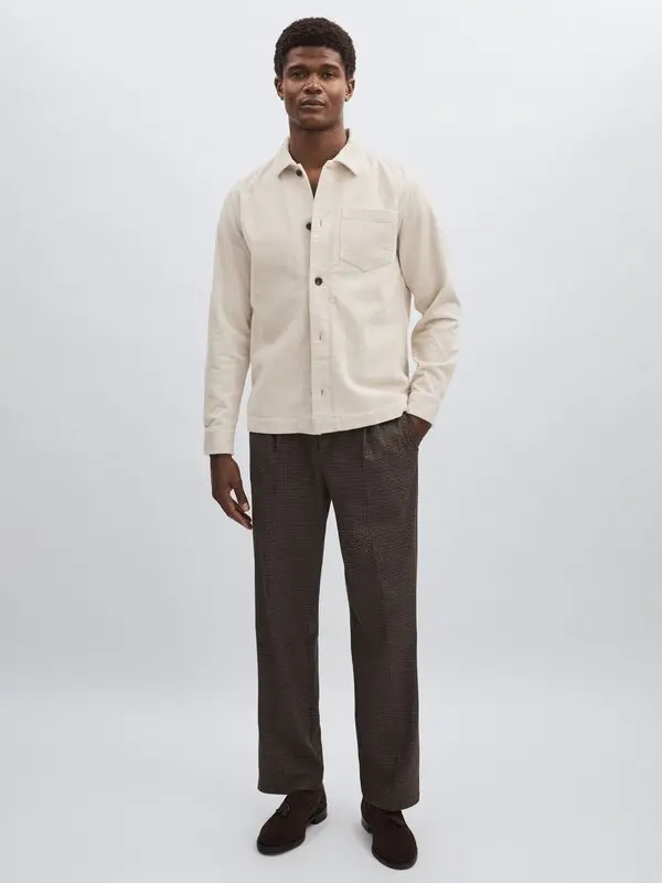 LES DEUX Cotton Corduroy Overshirt