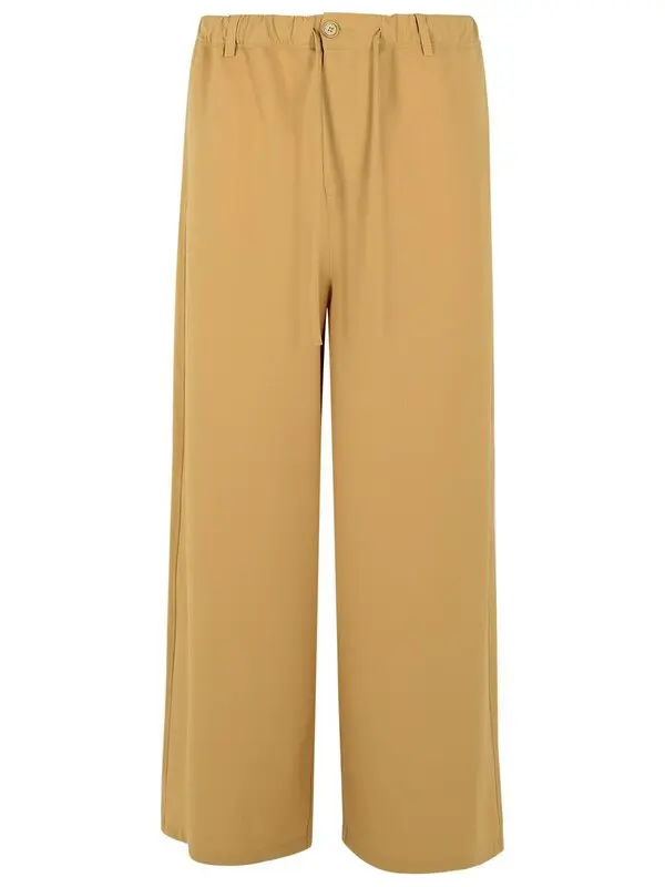 Marni Virgin Wool Blend Wide Leg Trousers