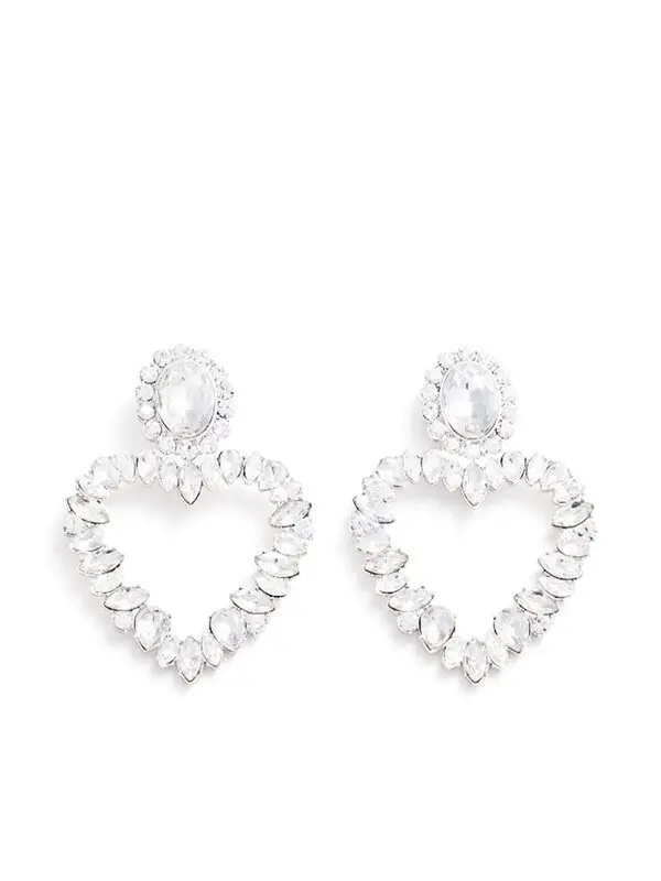 SELF-PORTRAIT Crystal Drop Earrings