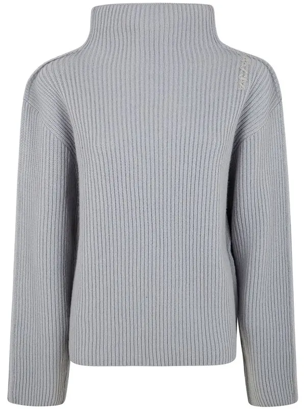 Marni Logo-embroidered Sweater - Grey