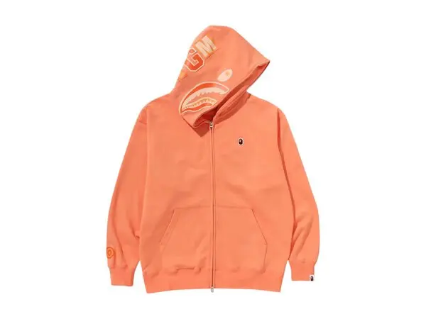 BAPE One Point Ape Head Shark Relaxed Fit Full Zip Hoodie