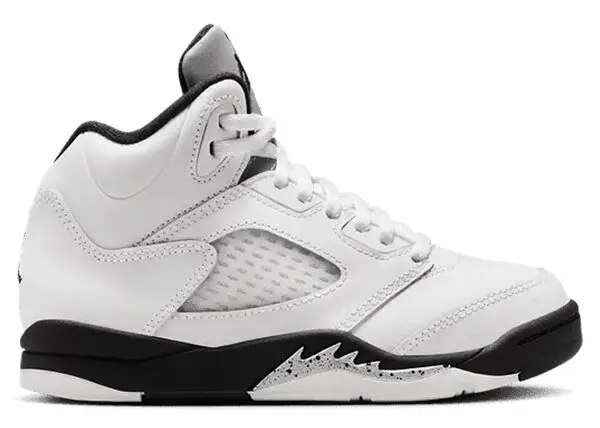JORDAN 5 Retro Reverse Metallic - White/black/sail