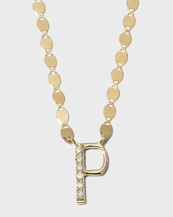 Lana Jewelry Get Ersonal Initial Endant Necklace With Diamonds P