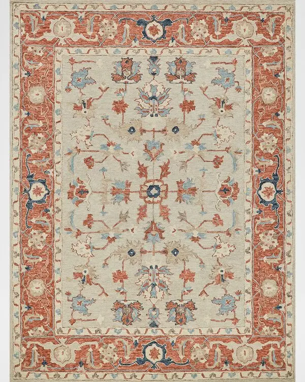 EXQUISITE RUGS Richmond Serapi Hand-tufted Rug, 10' X 14 - Beige/rust