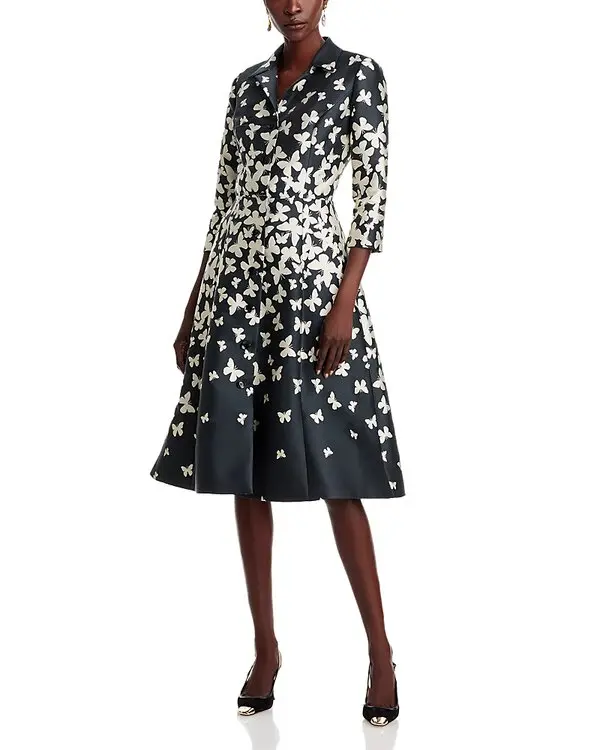 Rickie Freeman For Teri Jon Butterfly Dress