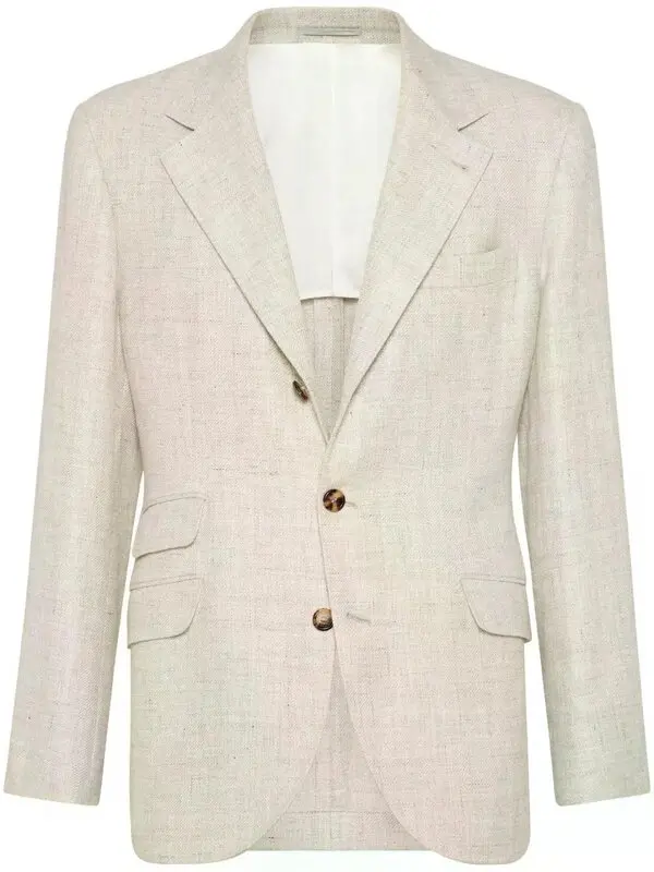 Brunello Cucinelli Cavallo Blazer - Neutrals