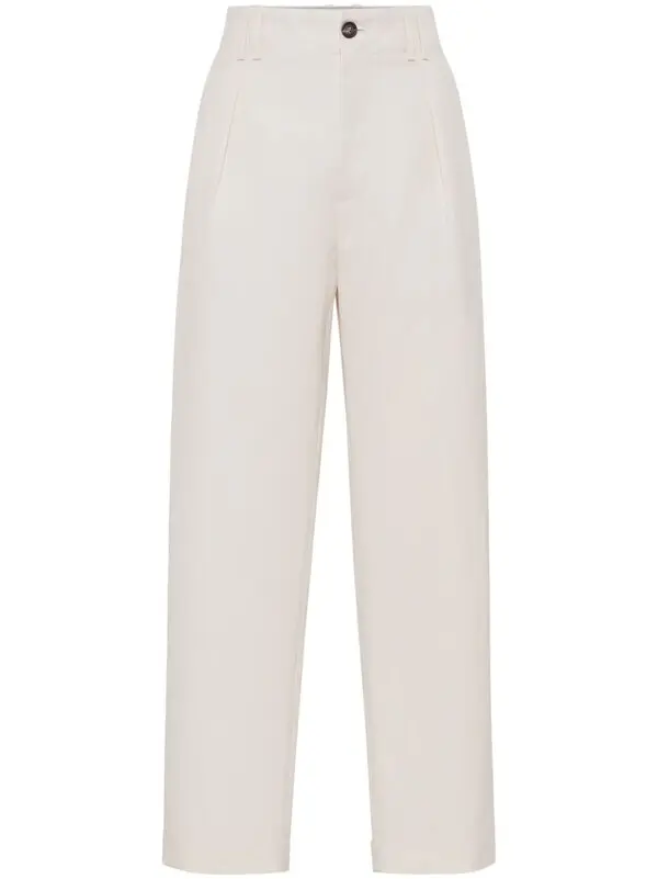 Brunello Cucinelli Pleated Chino Trousers