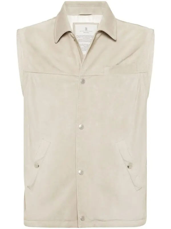 Brunello Cucinelli Padded Vest - Neutrals