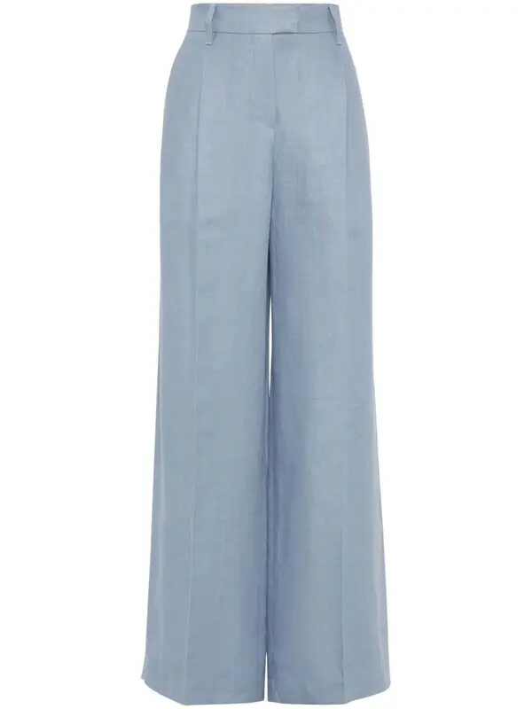 Brunello Cucinelli Pleated Trousers - Blue