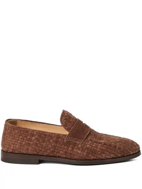 Brunello Cucinelli Interwoven Loafers
