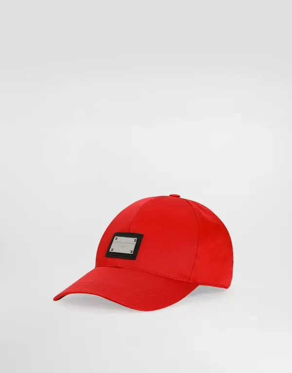 Dolce & Gabbana Baseball Cap With Logo Tag