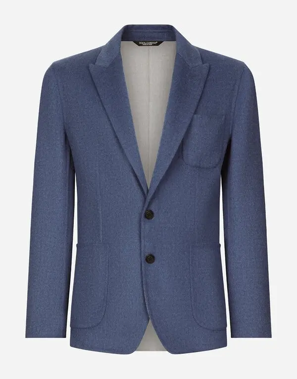 Dolce & Gabbana Single-breasted Wool Portofino-fit Jacket
