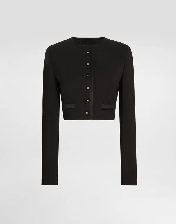Dolce & Gabbana Cropped Wool Jacket