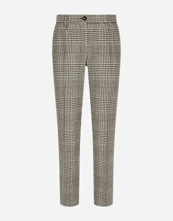 Dolce & Gabbana Low-rise Plaid Pants - Multicolor