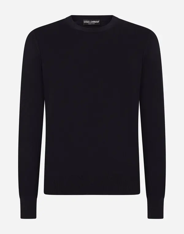 Dolce & Gabbana Cashmere Round-neck Sweater - Blue