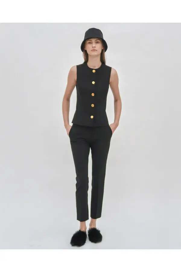 Rosetta Getty Cropped Skinny Pant