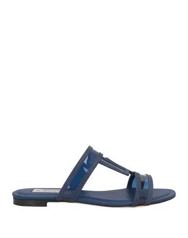 TOD'S Leather Sandals - Navy