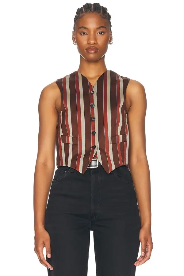 BODE Arizona Stripe Waistcoat