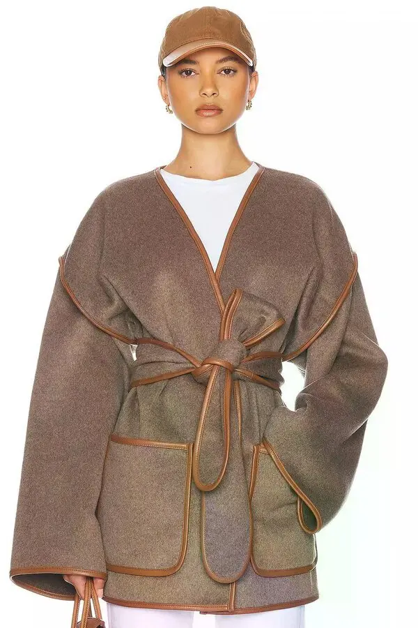 HELSA Wool-blend Blanket Coat