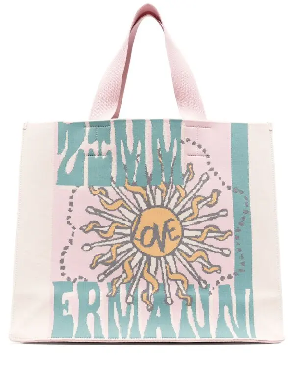 Zimmermann Jacquard Tote Bag - Neutrals
