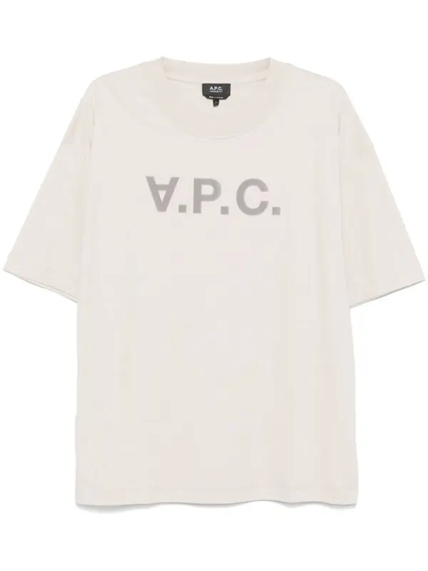 A.p.c. Oversize Grand Vpc T-shirt - Neutrals