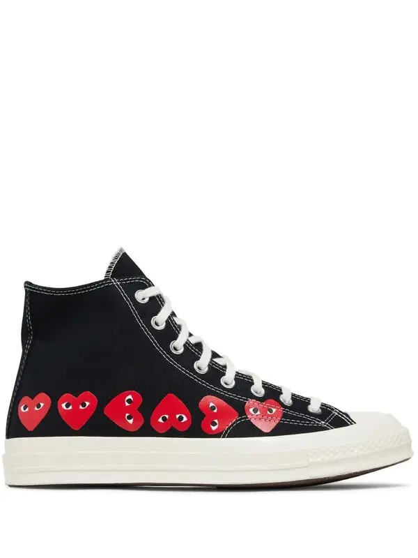 COMME DES GARÇONS PLAY X CONVERSE Chuck Taylor All Star 70 Hi Sneakers