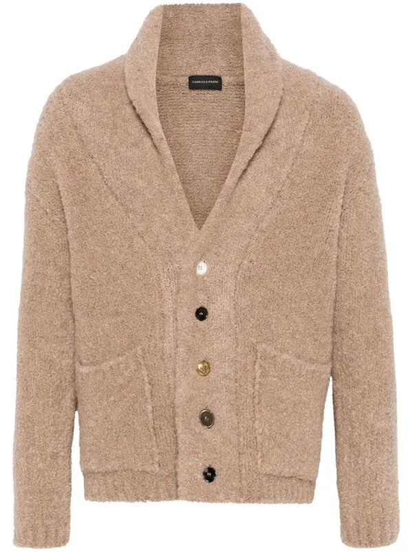GABRIELE PASINI Bouclé Knit Cardigan
