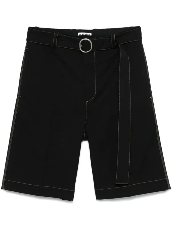 JIL SANDER Belted Shorts