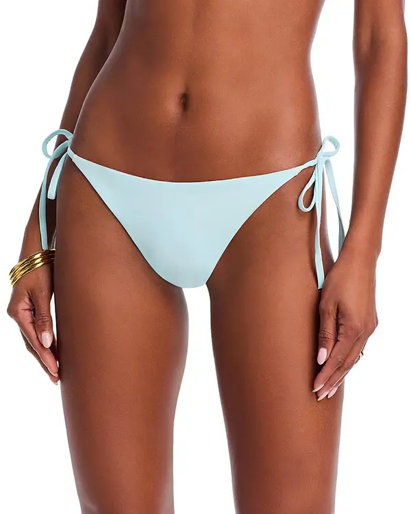 Solid & Striped The Iris Reversible Bikini Bottom - Sky / Coral