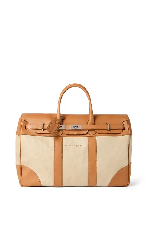 Brunello Cucinelli Vachetta Leather Bag - Ivory