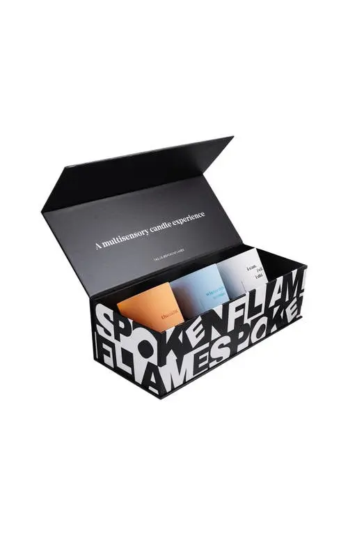 SPOKEN FLAMES Fall-winter Candle Set