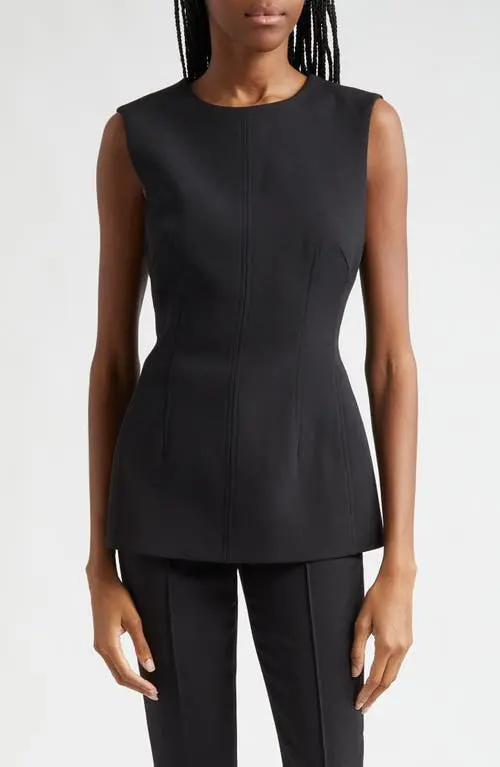 Veronica Beard Faith Sleeveless Tunic Top